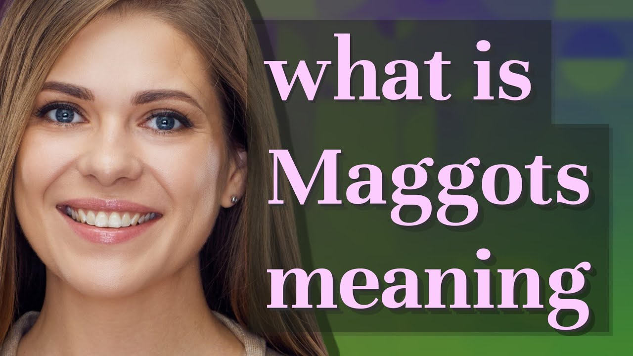 Maggots | meaning of Maggots - YouTube