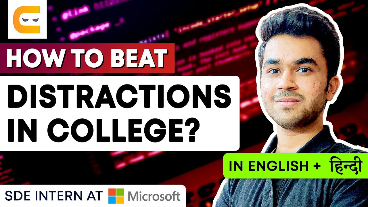 How To BEAT Distractions In College | Coding Ninjas - YouTube