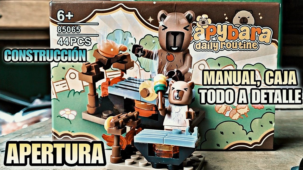 La Rutina Diaria de un CAPIBARA | Apertura y Construcción Lego Bootleg ...