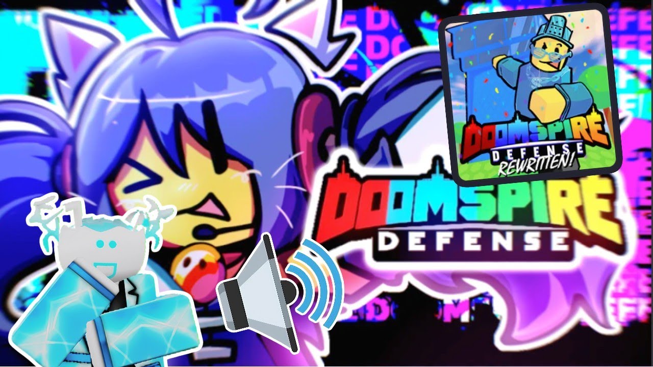 Voice Reveal!!! (Playing with fans In Doomspire Defense) - YouTube