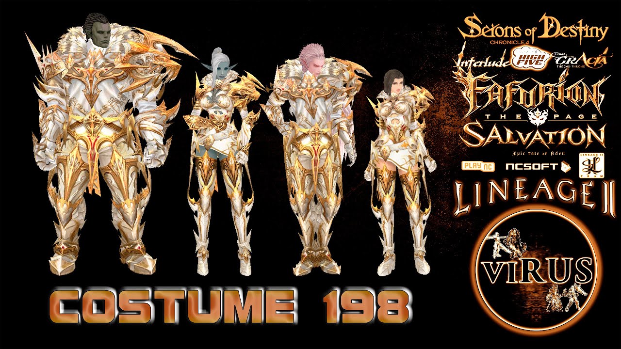 New Costumes. 198. LINEAGE II. Any Chronicles √i®uS - YouTube