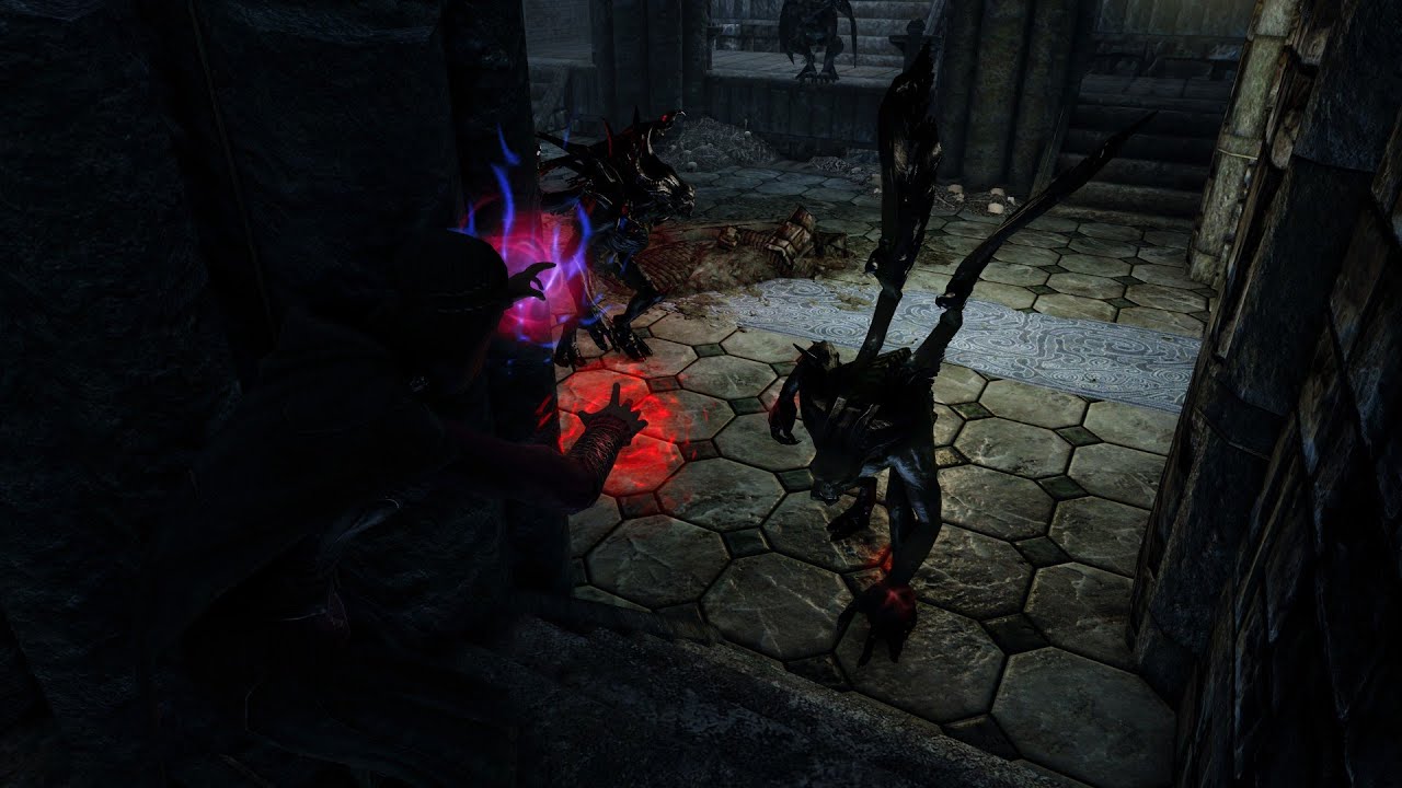 (QOTD) Serana vs Lord Harkon (Adept) | Skyrim - YouTube