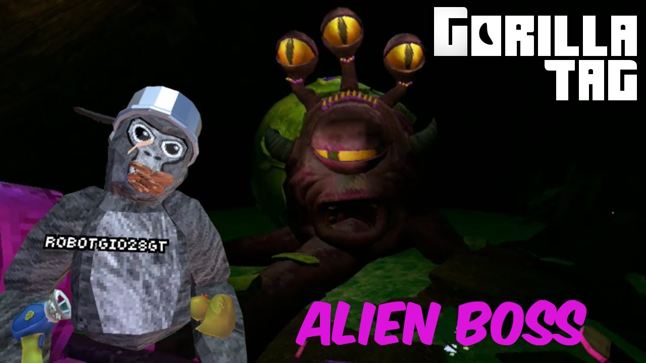Gorilla Tag Alien BOSS Fight - YouTube