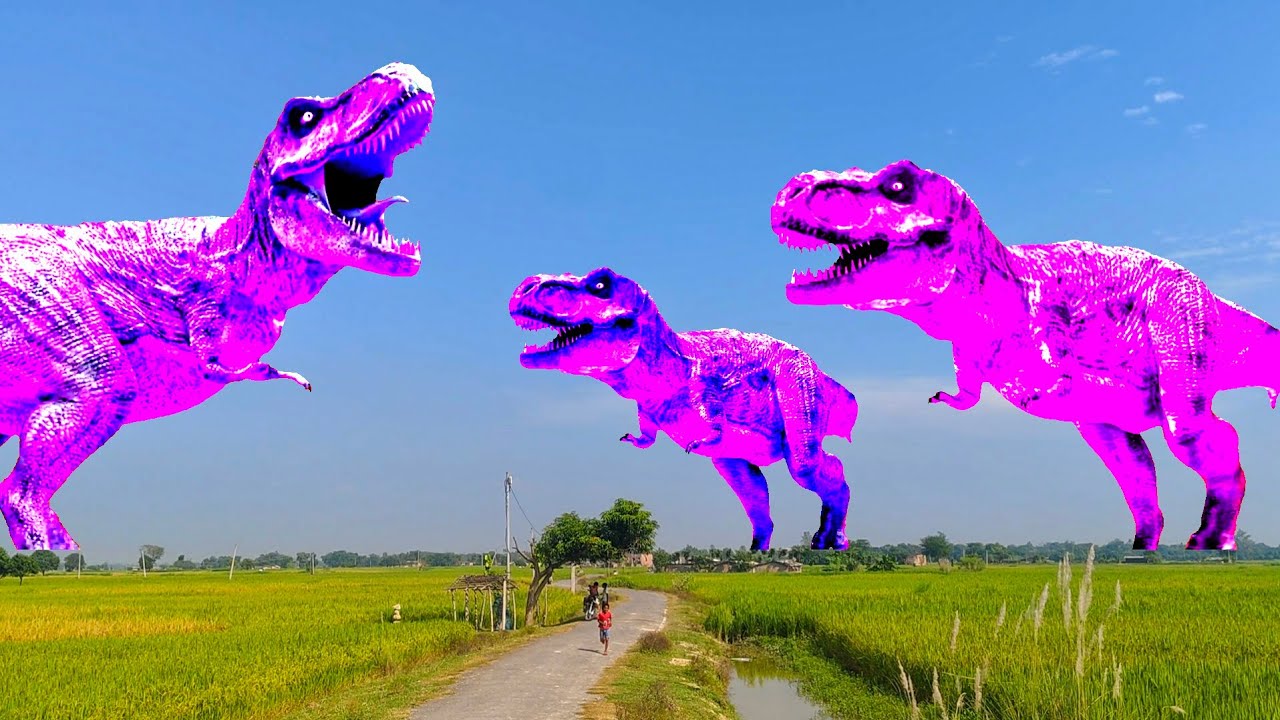 T Rex Chase dinosaur 🦖🦖🦖 #dinosaur #dinosaurs #jurassicworld # ...