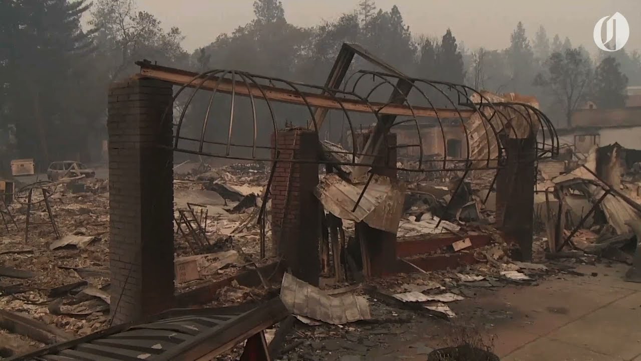 A look at the damage caused by California Camp Fire - YouTube