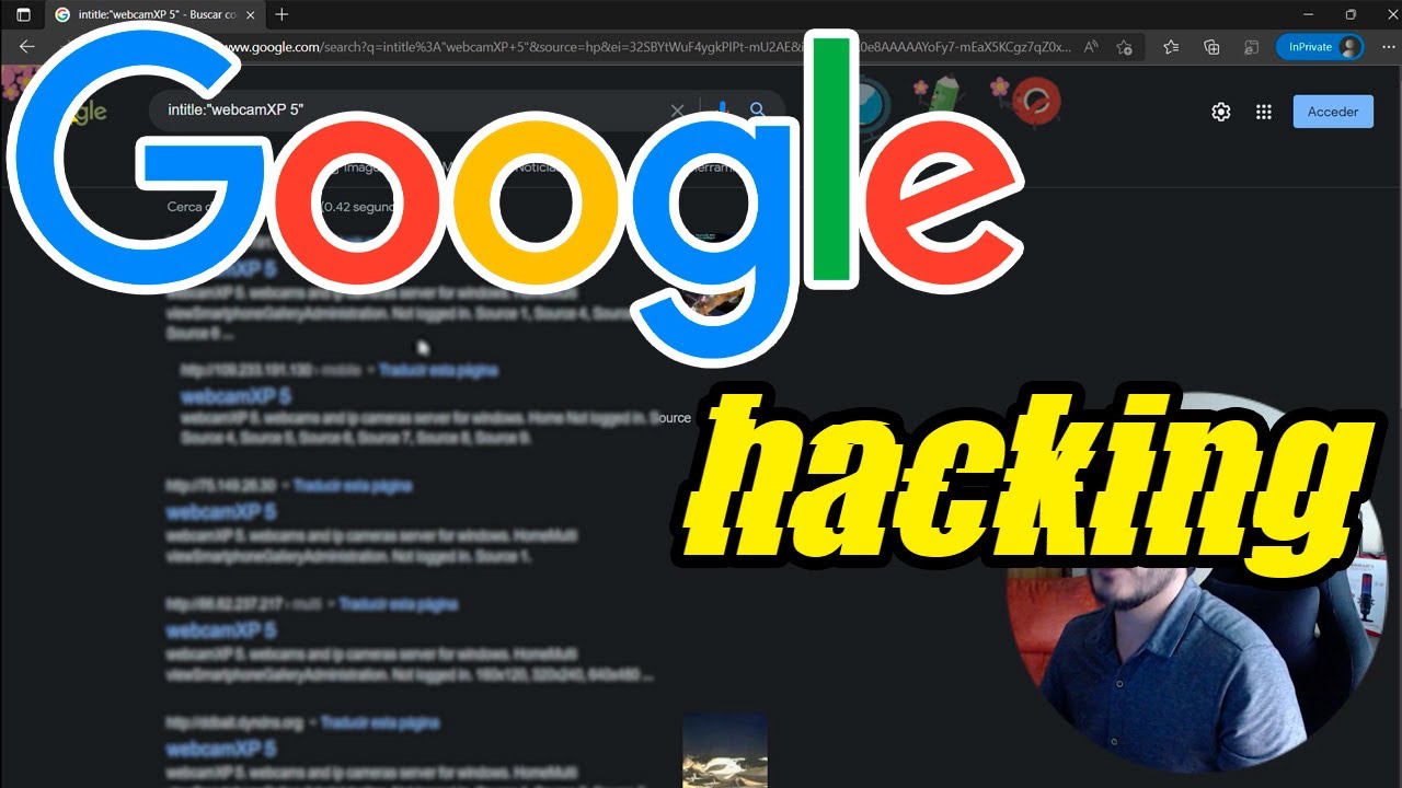 Utiliza Google como lo hacen los #hackers | Google Hacking [Dorks] - YouTube
