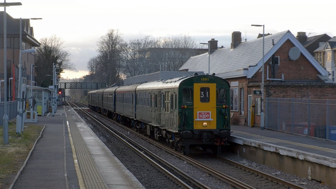 Hastings DEMU 1001 heads to the Watercress Line | The Medstead ...