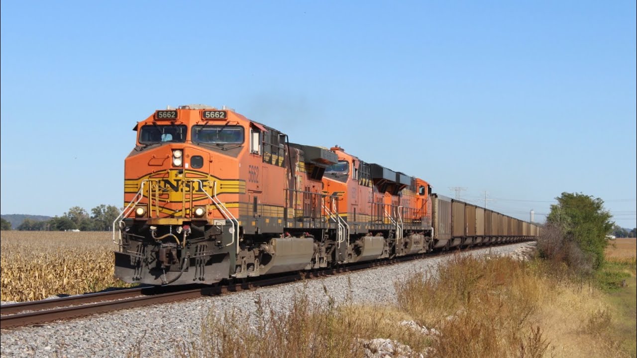 A Day Along BNSF’s K-line! 10/4/22 - YouTube