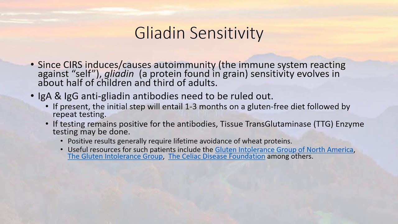Gliadin Sensitivity - YouTube
