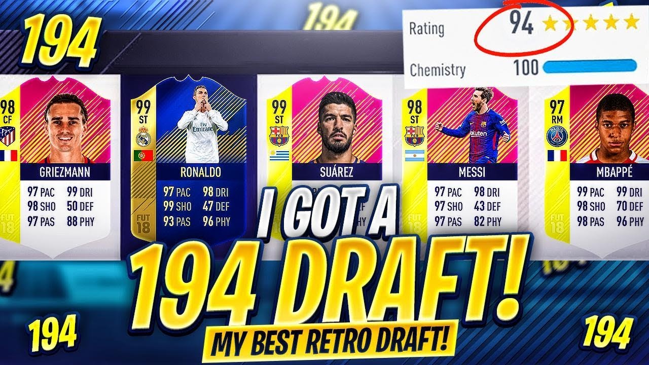 I GOT A 194 RETRO FUT DRAFT... - YouTube