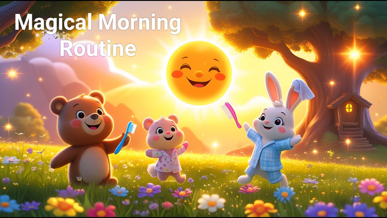 Magical Morning Routine Song | Good Morning Song for Kids | Happy Daily ...