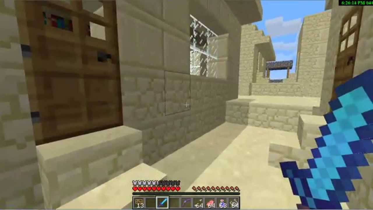 Como hacer un arco en minecraft - YouTube