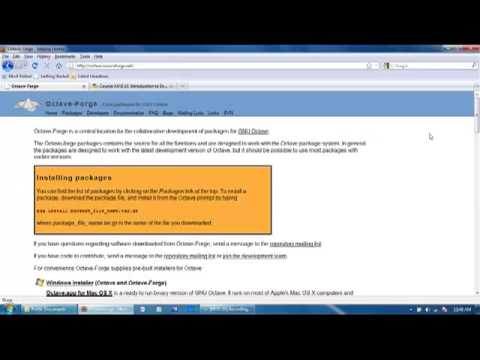 Octave Tutorial 01 - Introduction and Getting Started - YouTube