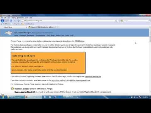 Octave Tutorial 01 - Introduction and Getting Started - YouTube