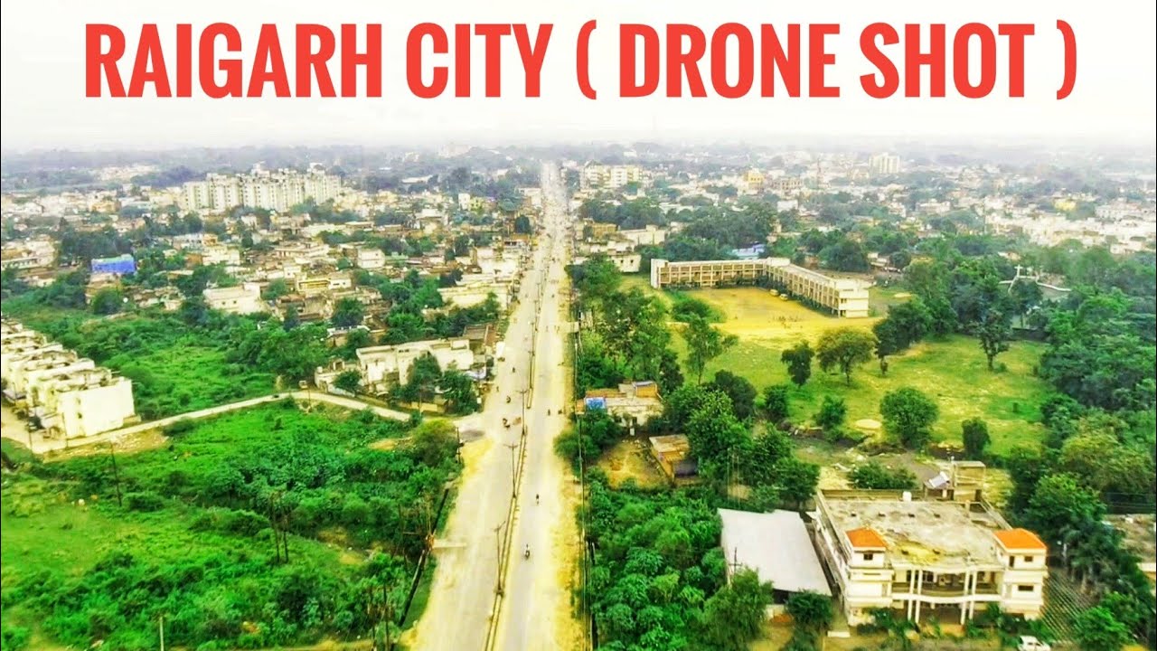 Raigarh City (drone shot) - YouTube