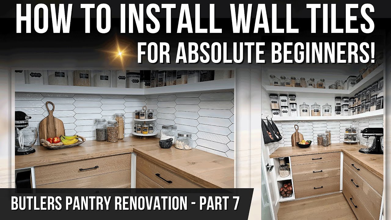 How to Tile a Kitchen Backsplash | DIY Wall Tiles for Beginners | Tile ...