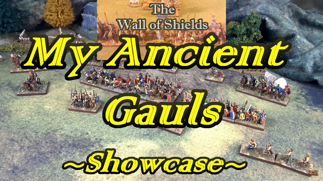 My Gaul Army Showcase | Wall of Shields Vlog - Oct. 1, '19 | Ancients ...