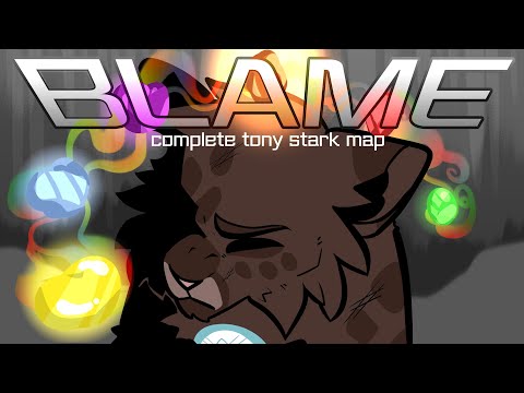【Blame | COMPLETE TONY STARK MAP】 - YouTube