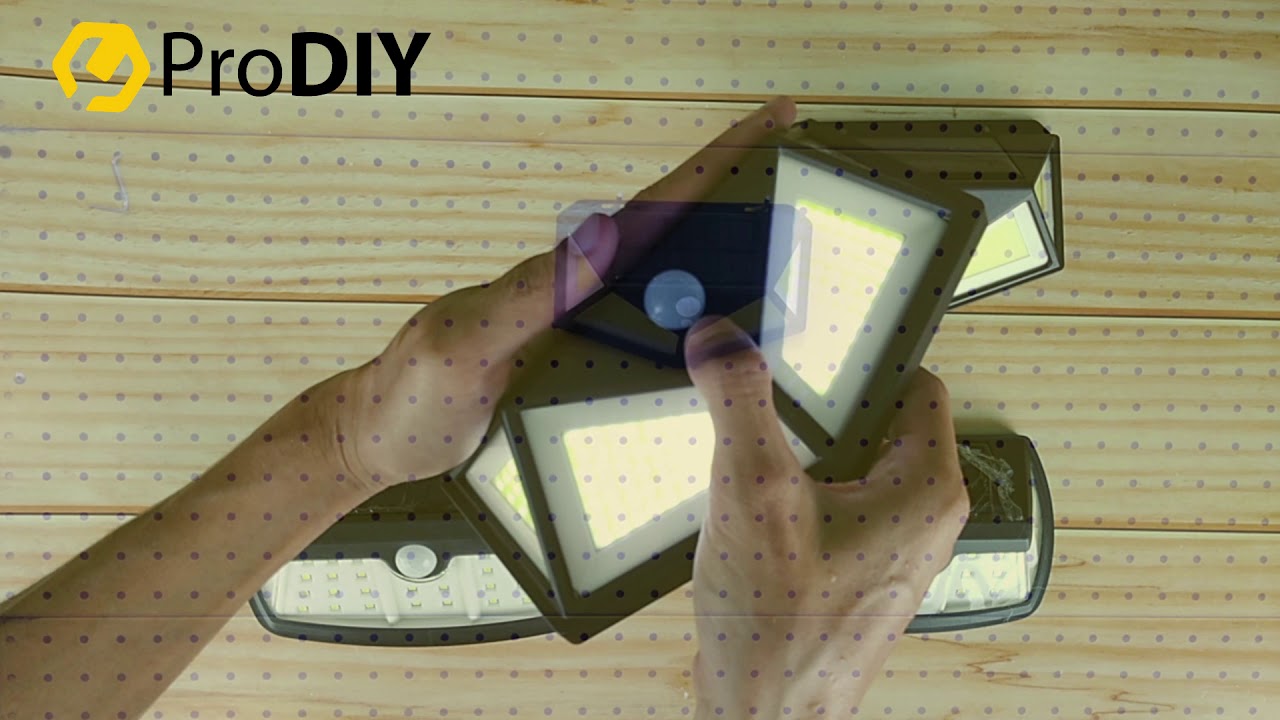 ProDIY | Solar Interaction Wall Lamp Motion Sensor Weatherproof Others ...