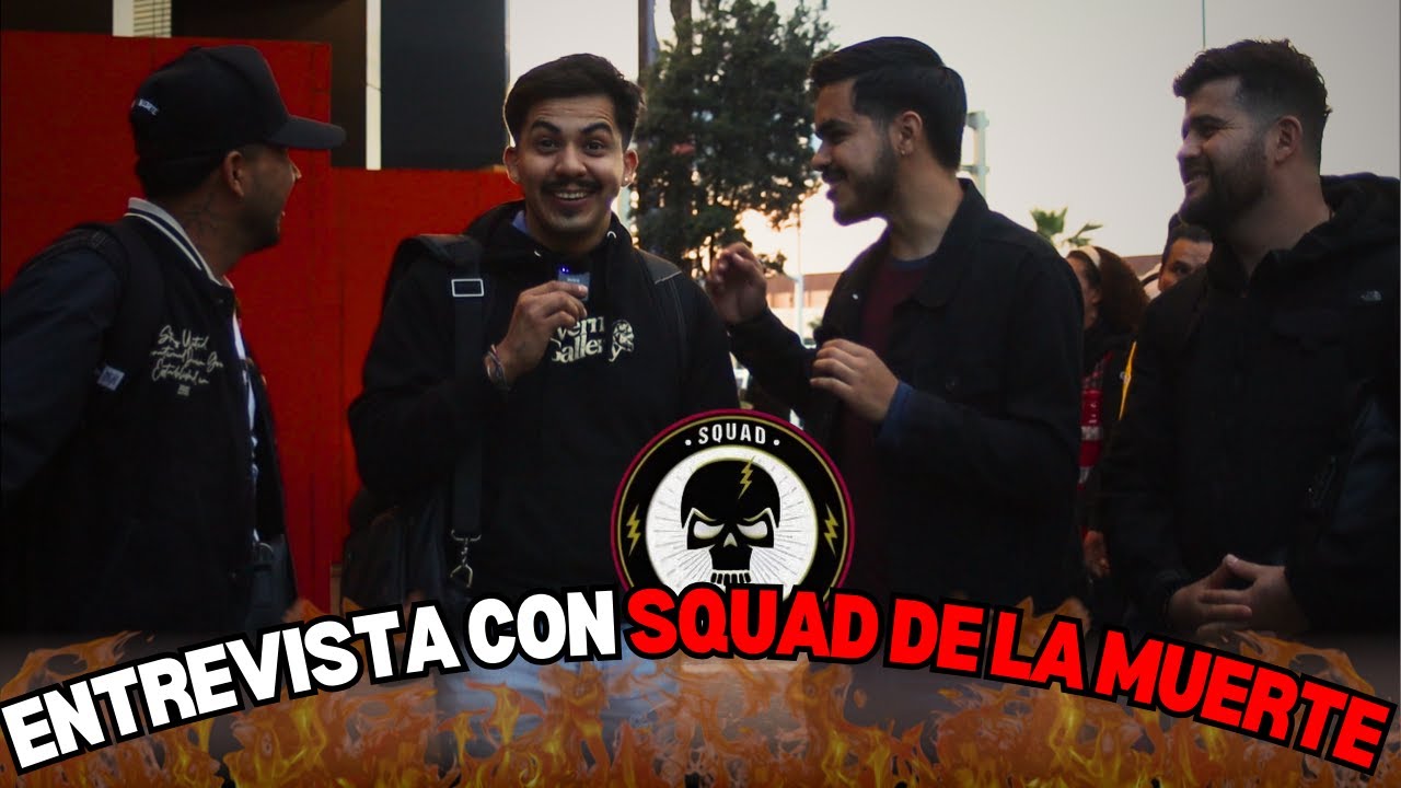 Entrevista con el SQUAD DE LA MUERTE antes de su SHOW EN VIVO - YouTube