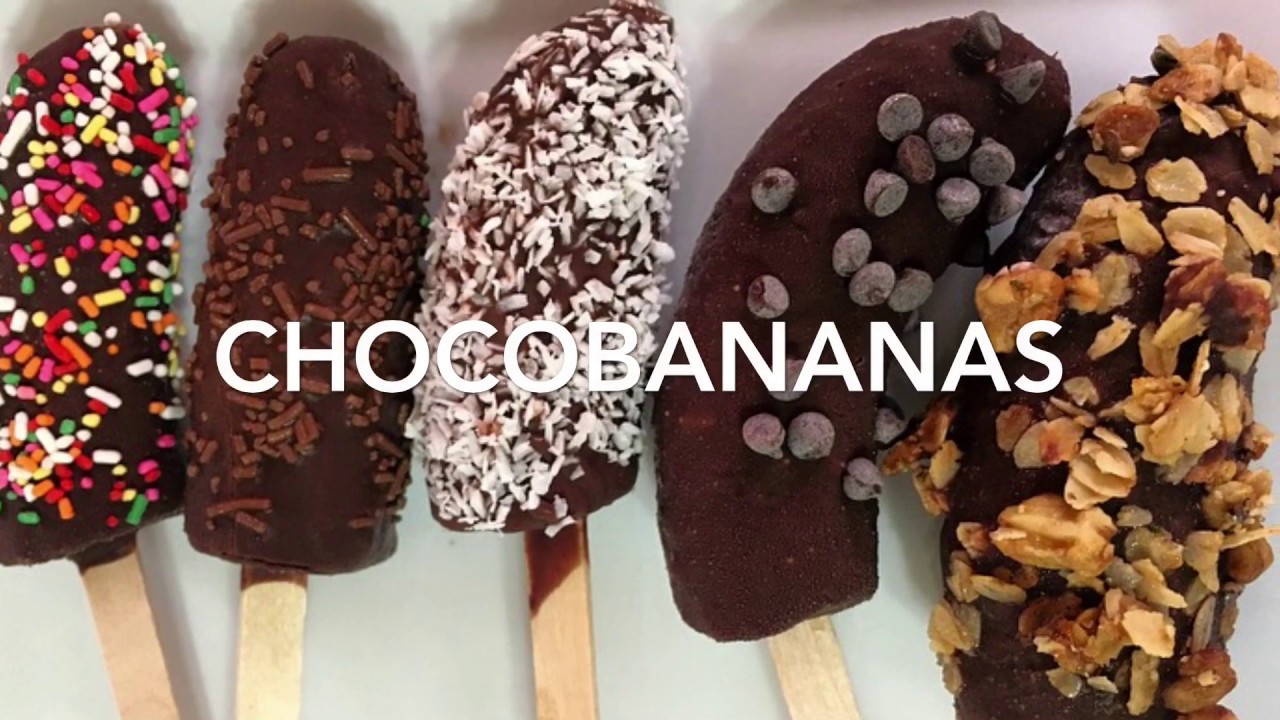 CHOCOBANANAS SALUDABLES Y SÚPER FÁCIL DE HACER - YouTube
