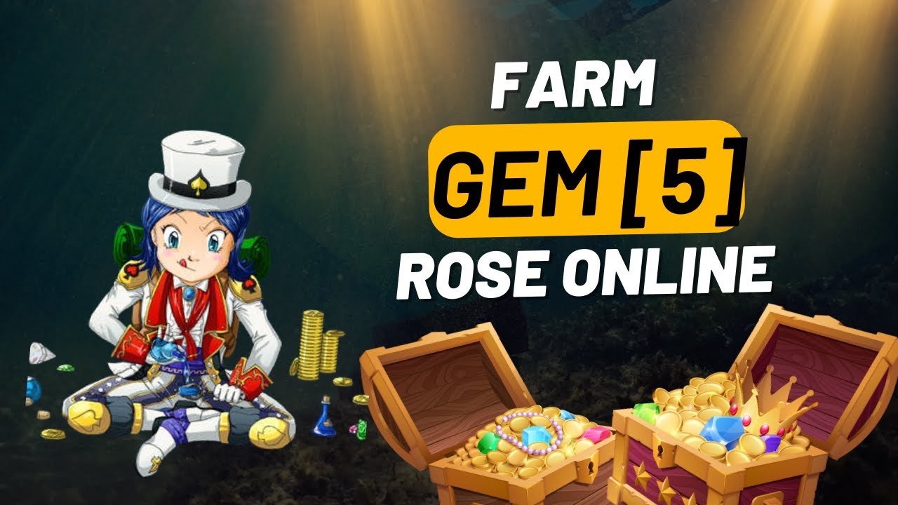 DEVIL ROSE ONLINE FARM GEM [5] - YouTube