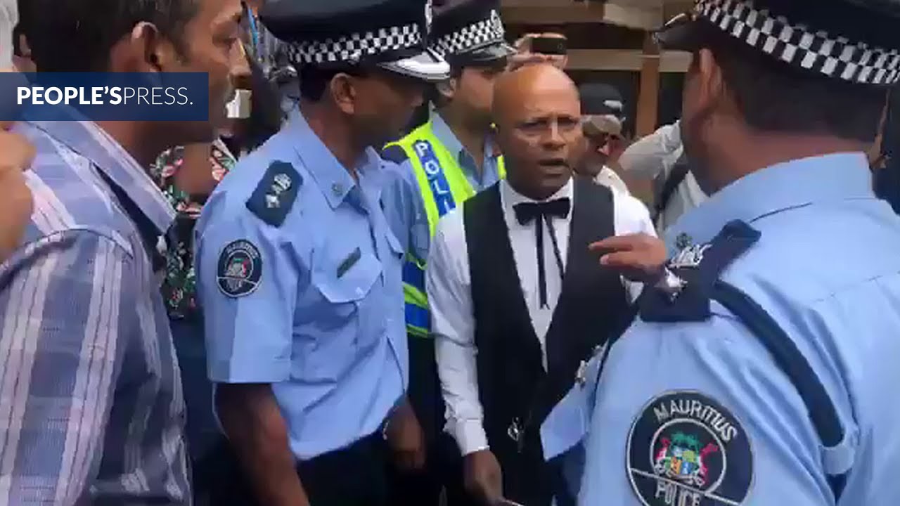 Altercation entre le Parti Malin et la Police - YouTube