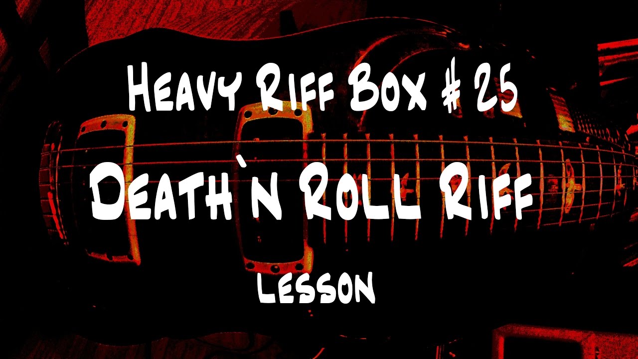 Death`n Roll Guitar Lesson #25 | lesson - YouTube