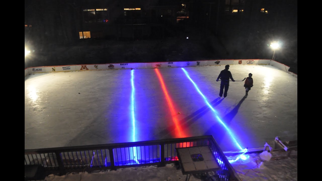 Backyard Rink Build 2018-2019 - YouTube