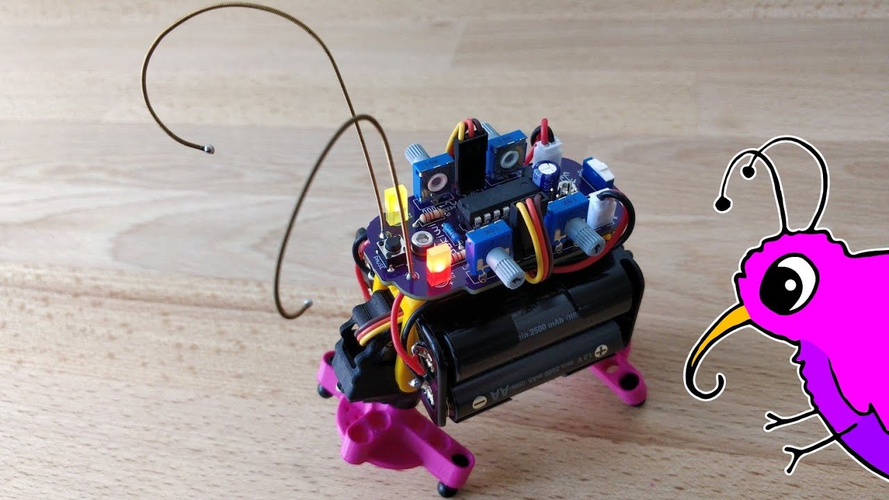 Bakiwi ~ How to build the DIY walking robot. - YouTube