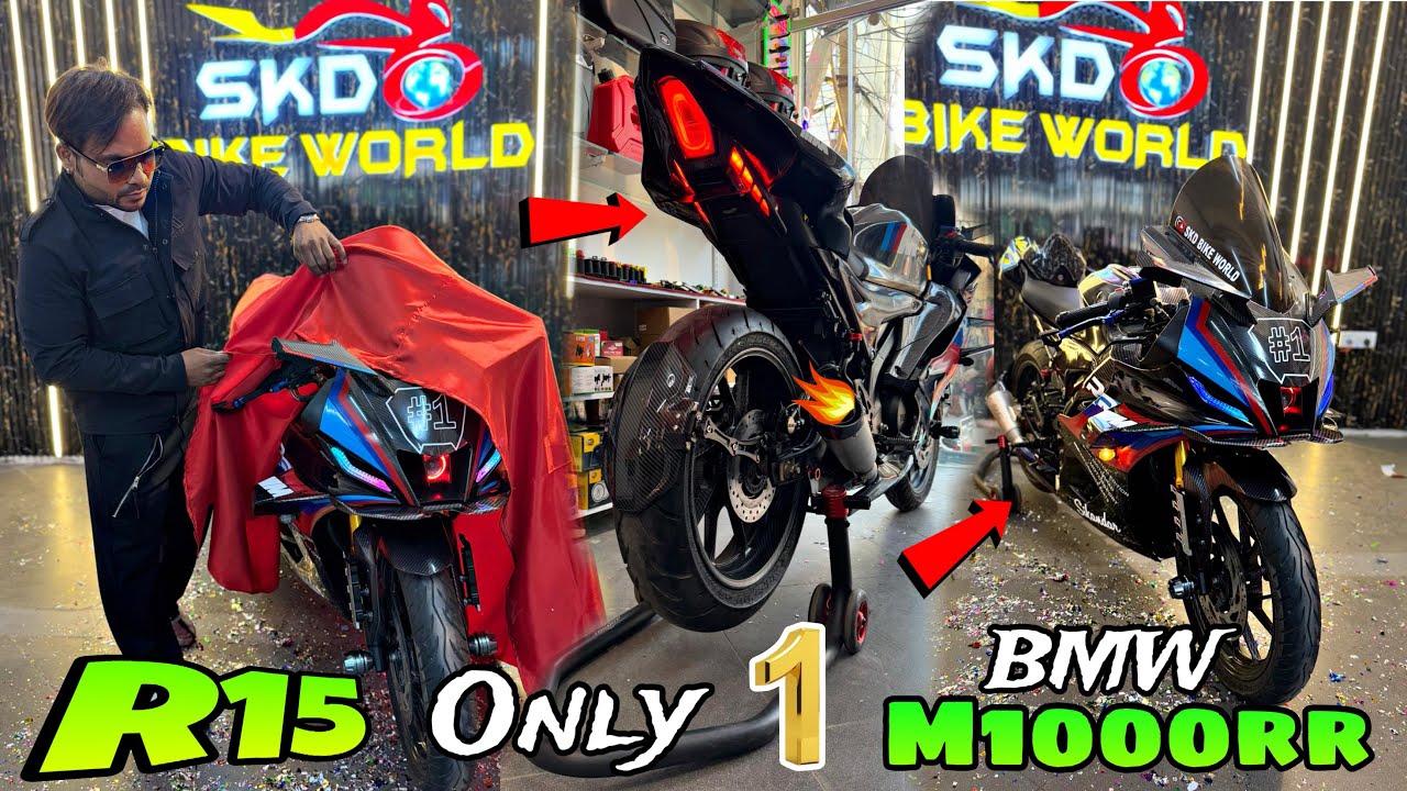 R15 को बना दिया Bmw masterpiece modified 😱| R15 V4 Modified | India ...