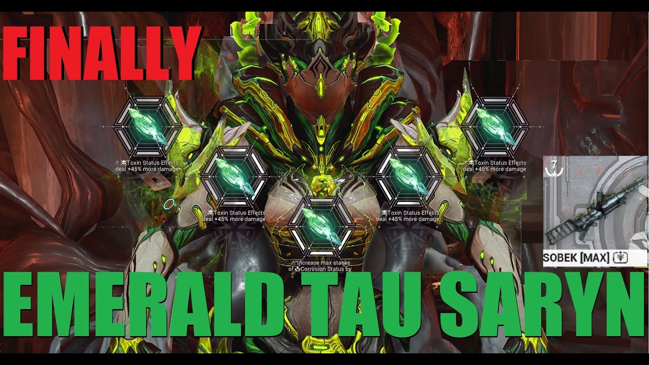 [WARFRAME] 5x Emerald Tau Saryn Prime QUEEN OF FILTH! | Whispers In The ...
