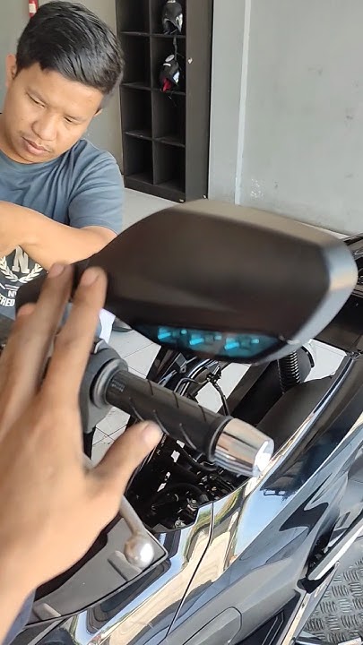 Pasang spion Lampu Pcx - YouTube