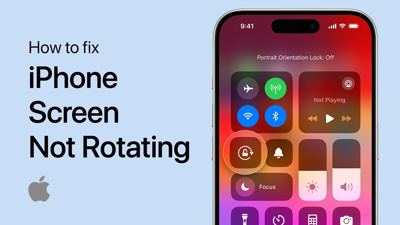 How To Fix iPhone Screen Won’t Rotate - Tutorial - YouTube