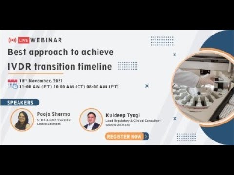 Best approach to achieve IVDR transition timeline - YouTube