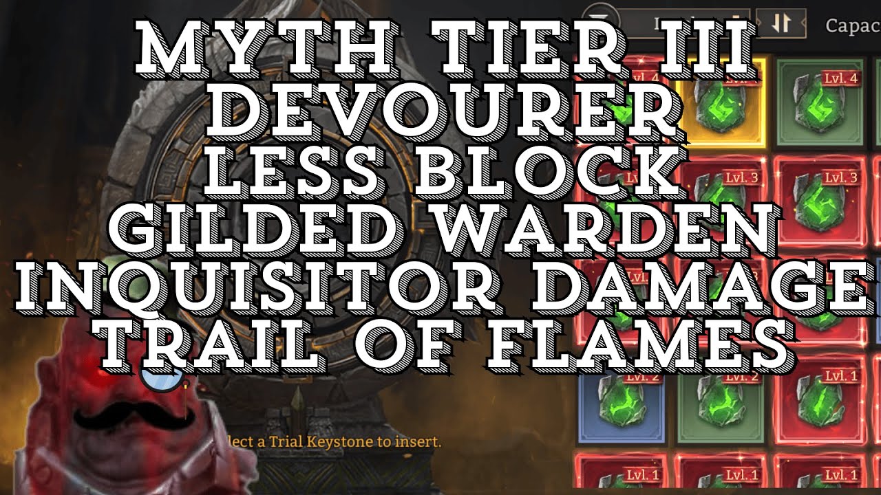 Malrik - Myth III - Devourer - Gilded Warden/-Block/Trail of flames ...
