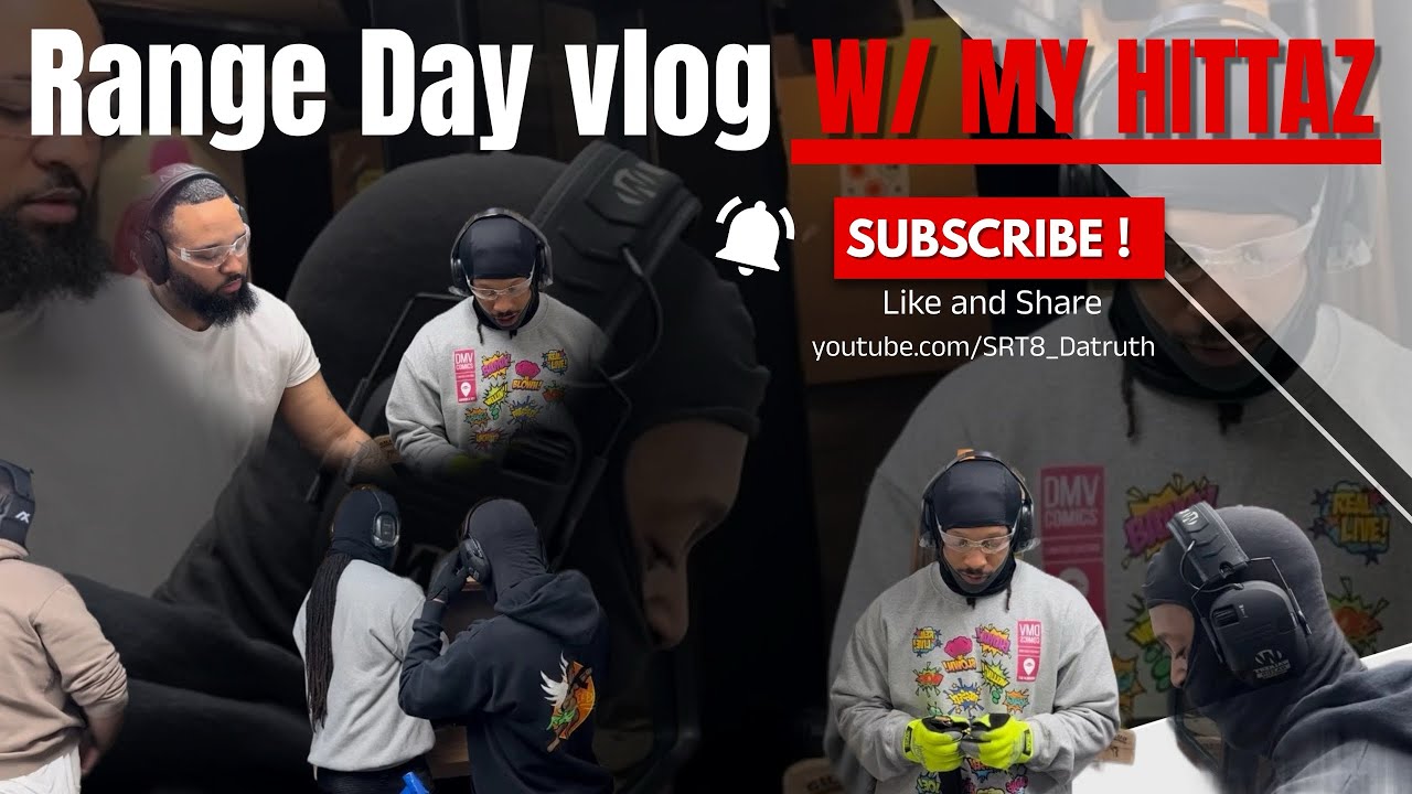 RANGE DAY VLOG W/ MY HITTAZ ! PUTTING UP SHOTS WORKING TOGETHER AS A ...