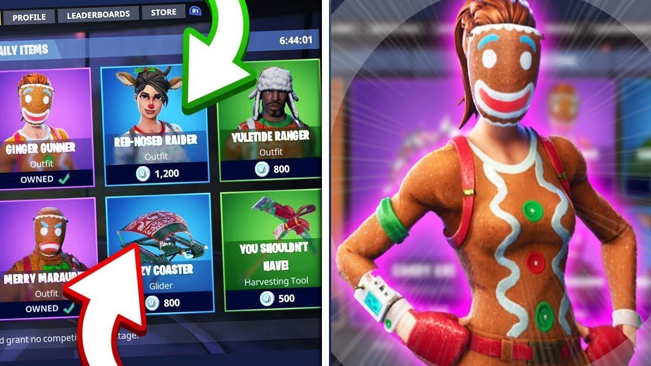 FORTNITE - TODAS AS SKINS DO EVENTO DE NATAL, CRACKSHOT, MARAUDER ...