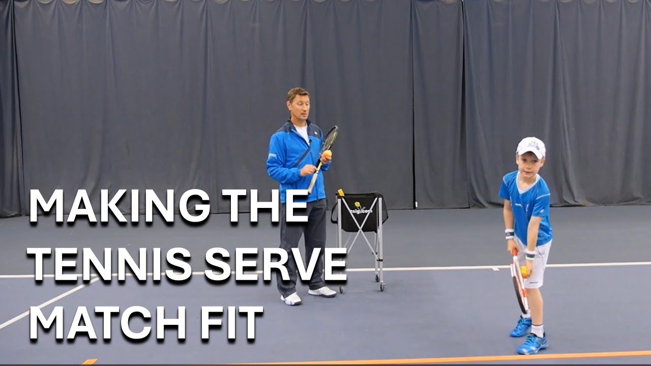 MAKING THE TENNIS SERVE MATCH FIT - YouTube