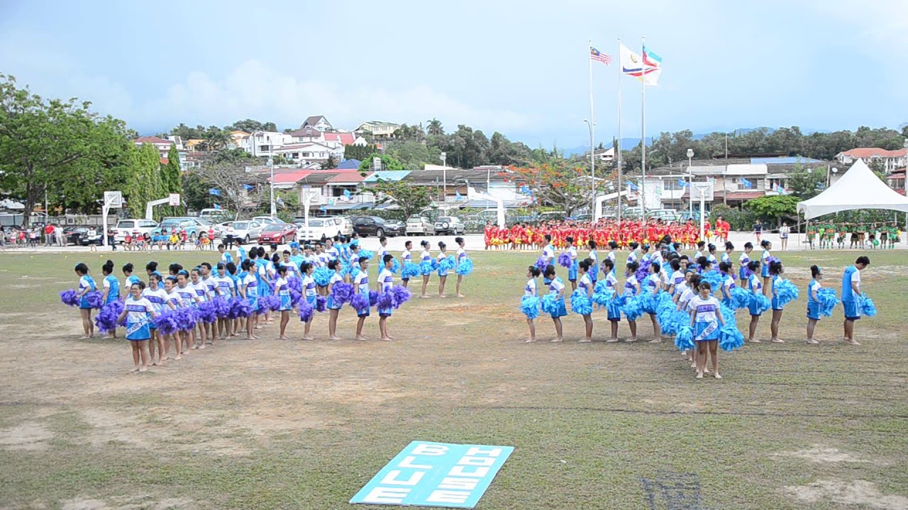 2013 STTSS Annual sports meet - (Blue House cheer leading dance) - YouTube