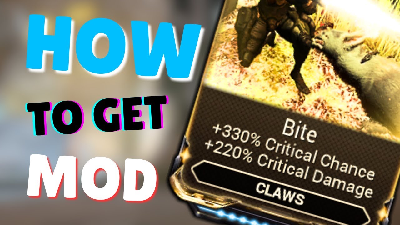How to get Bite in Warframe - YouTube