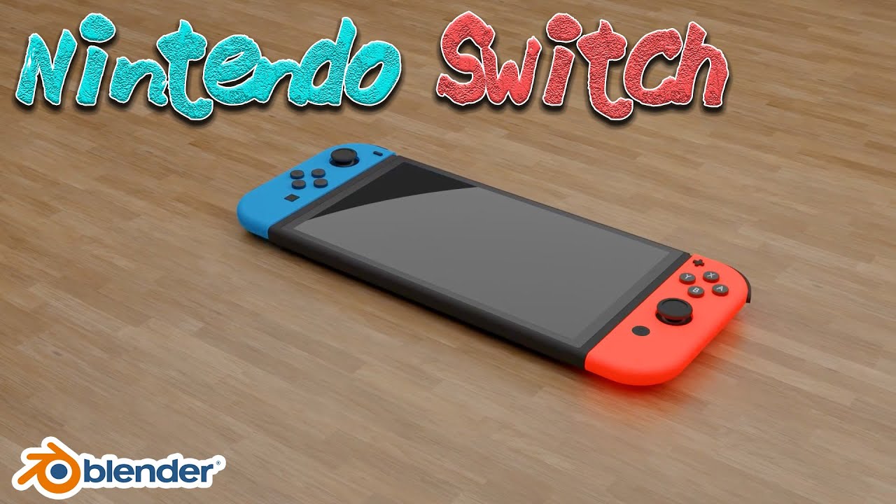 3DでNintendo Switchを作ってみる【Blender】 - YouTube