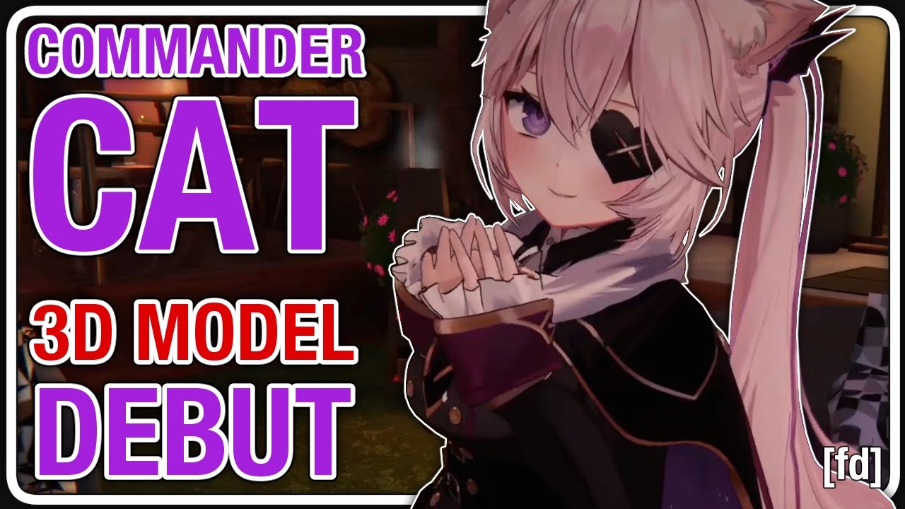 Nyanners Debuts Her NEW 3D Model For Her Birthday - YouTube