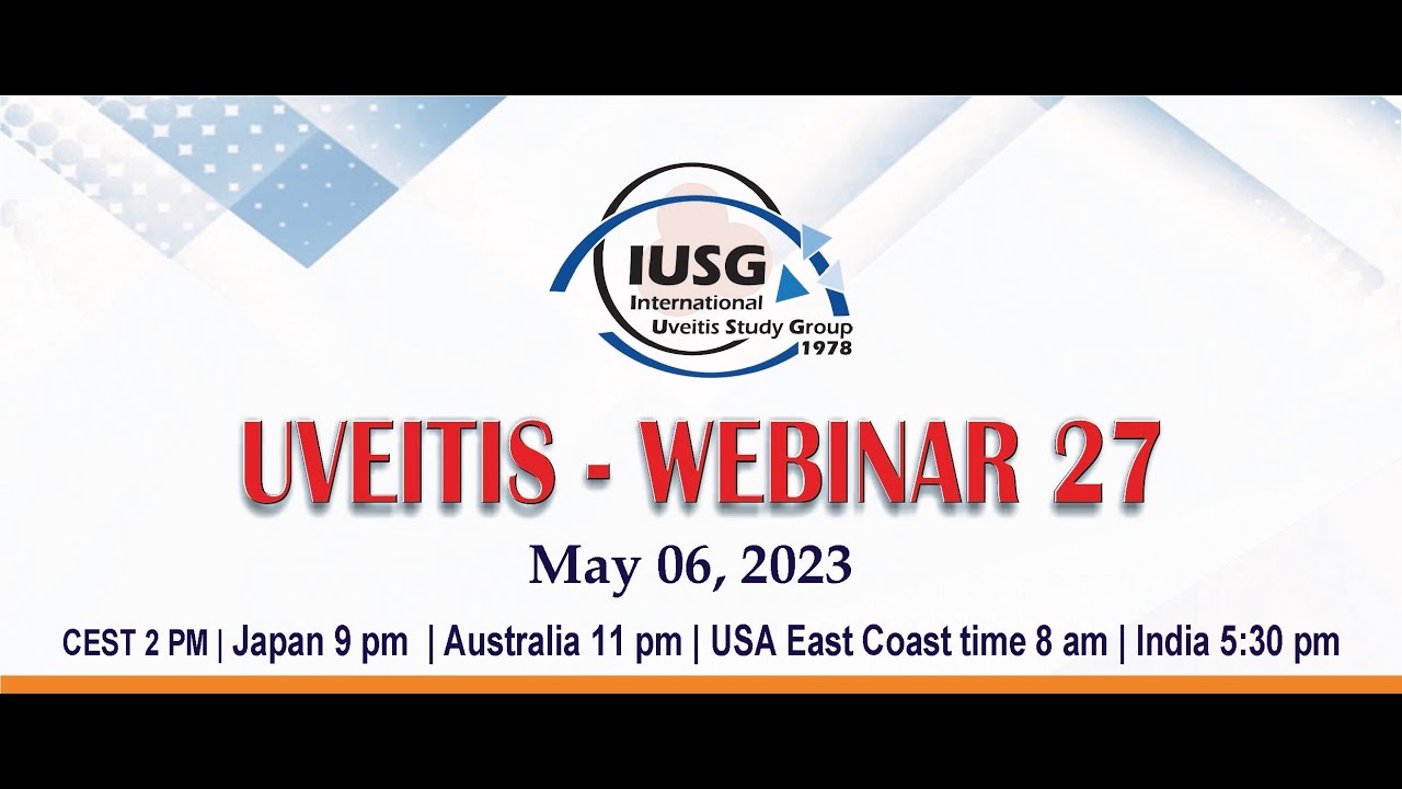 Uveitis Webinar - 27 (Vitreoretinal Lymphoma) - YouTube