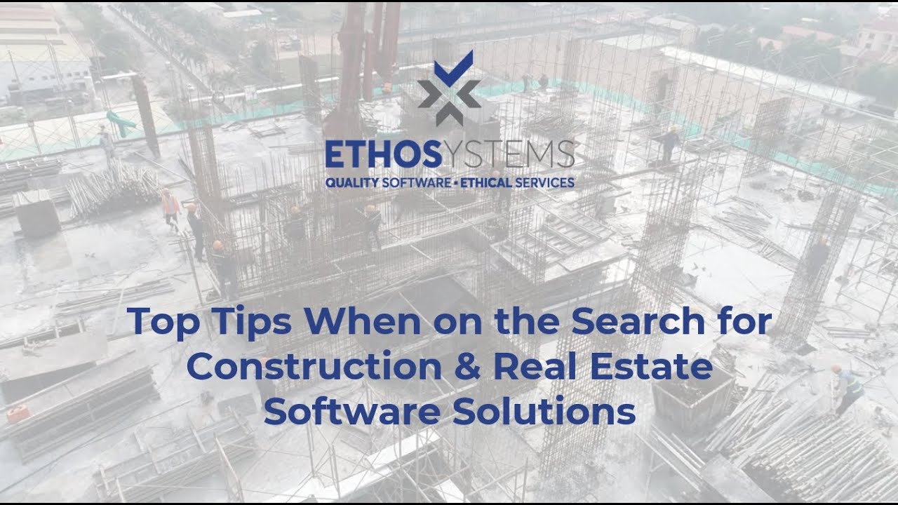 Top tips When on the Search for Construction and Real Estate Software ...