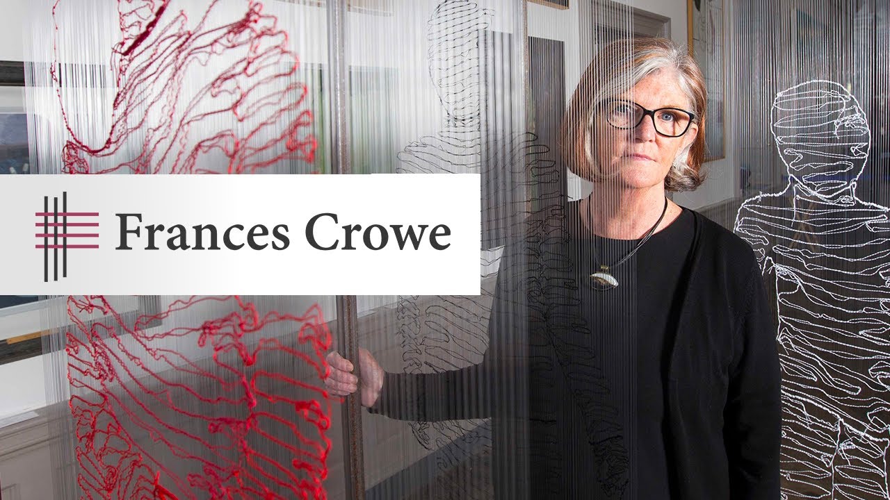 Frances Crowe Textile artist - YouTube
