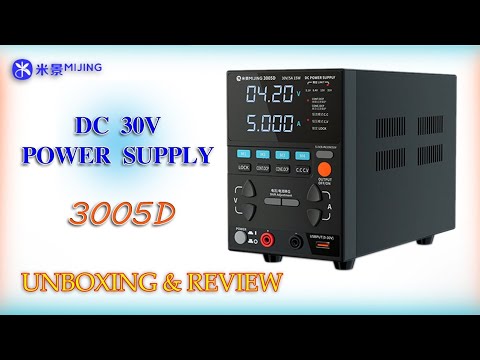 MIJING 3005D DC POWER SUPPLY UNBOXING @FD_Mobile #mobilerepairing - YouTube