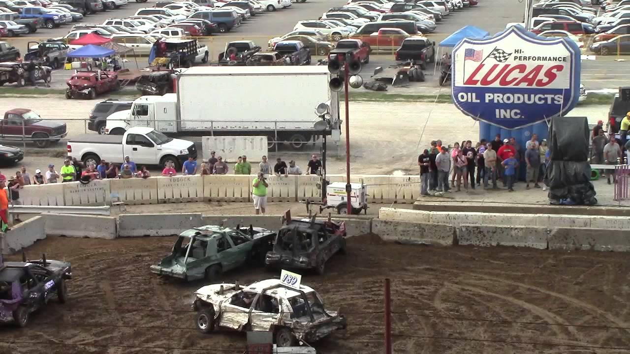 Indiana State Fair 2014 Derby Modifieds - YouTube