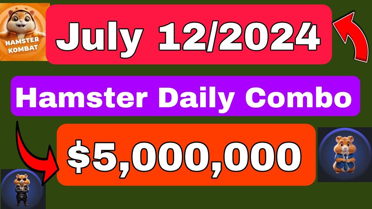 Hamster Kombat Daily Combo 12 July | July 12 Hamster Kombat Daily Combo ...