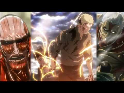 Reiner and Bertholdt Transformation Music - Shingeki no kyojin Season 2 ...